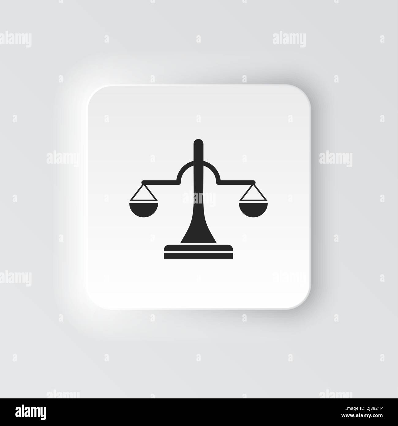 Rectangle button icon Balance. Button banner Rectangle badge interface ...