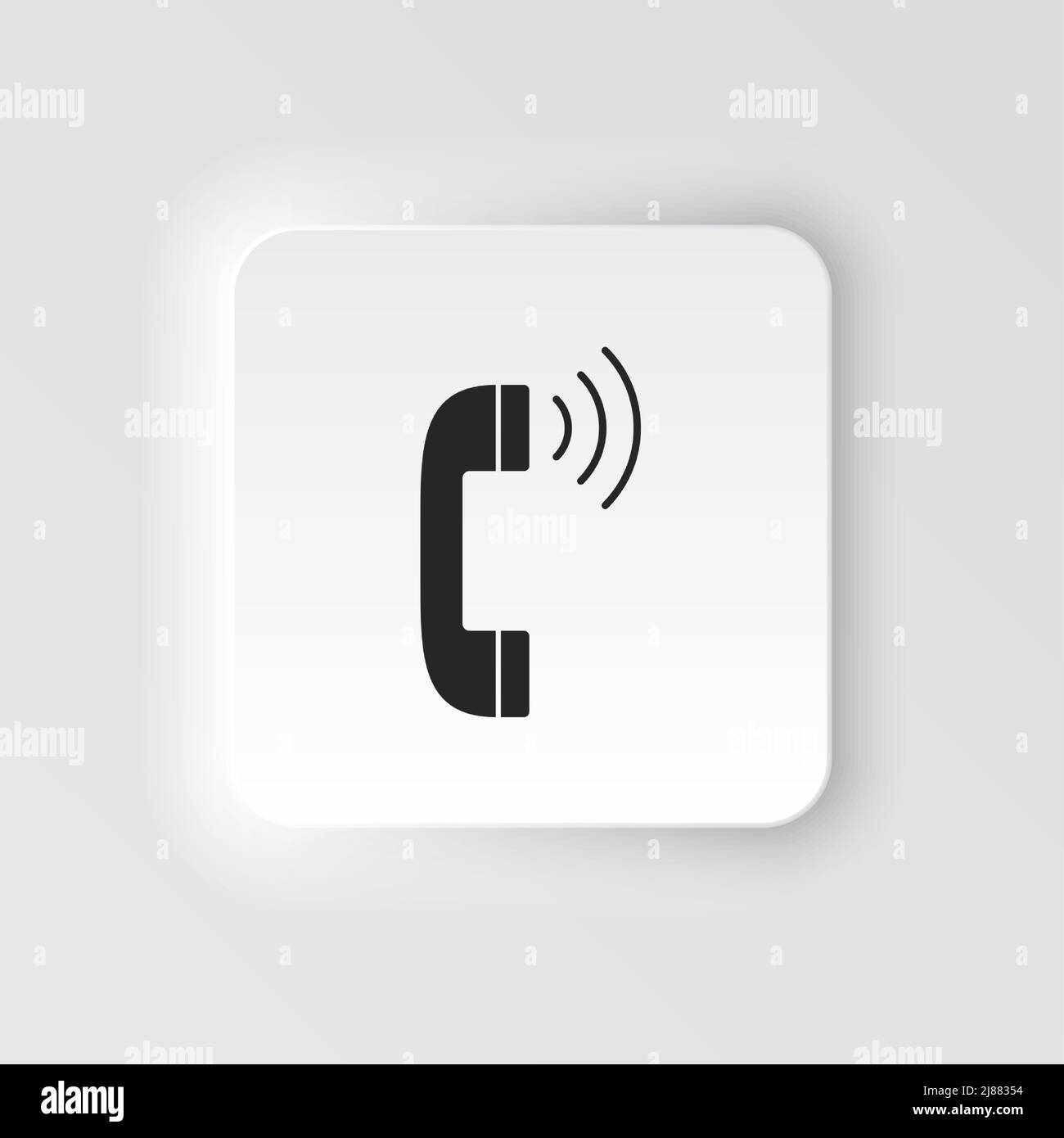 Rectangle button icon Communication. Button banner Rectangle badge ...