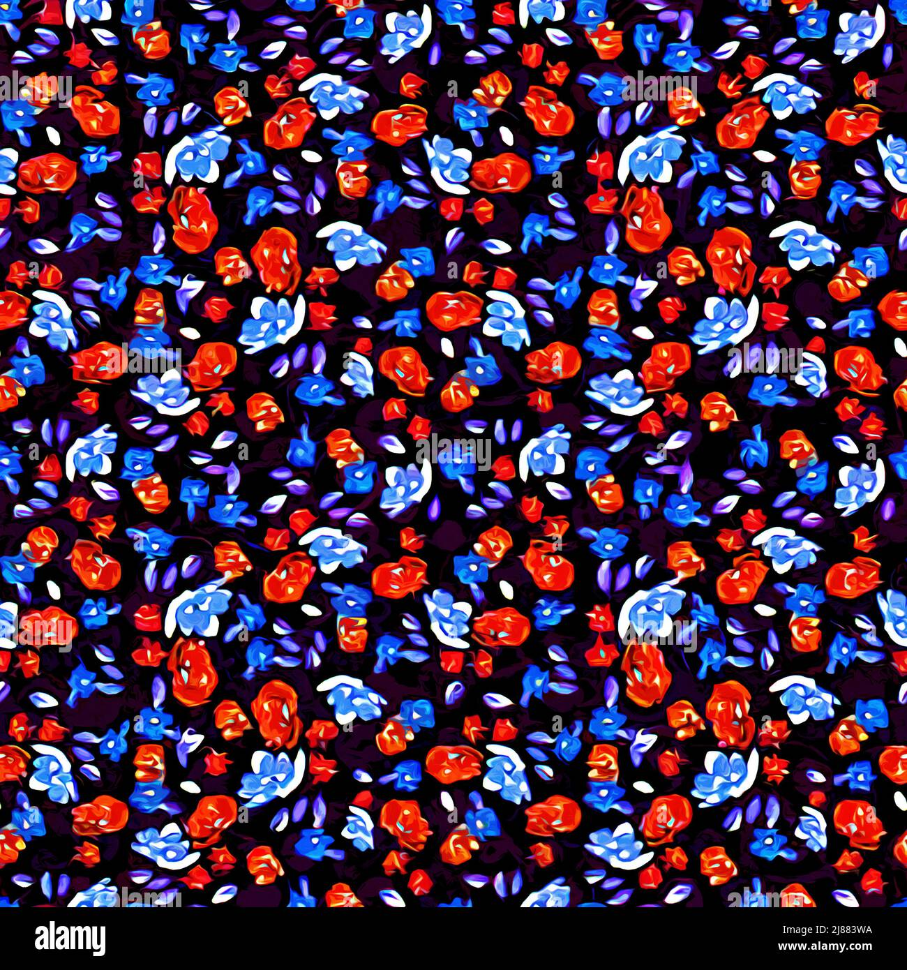 Textile and wallpaper patterns. A printable digital illustration work ...