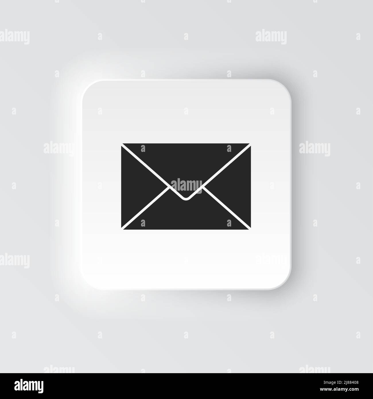 Rectangle button icon Letter. Button banner Rectangle badge interface ...