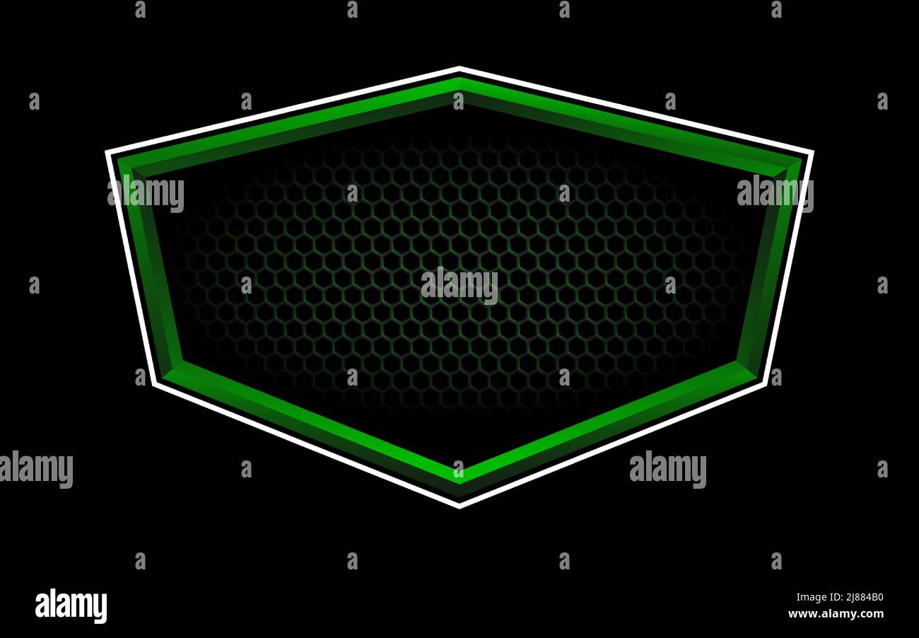 Shield design with hexagonal carbon background Stock Vector Image & Art ...