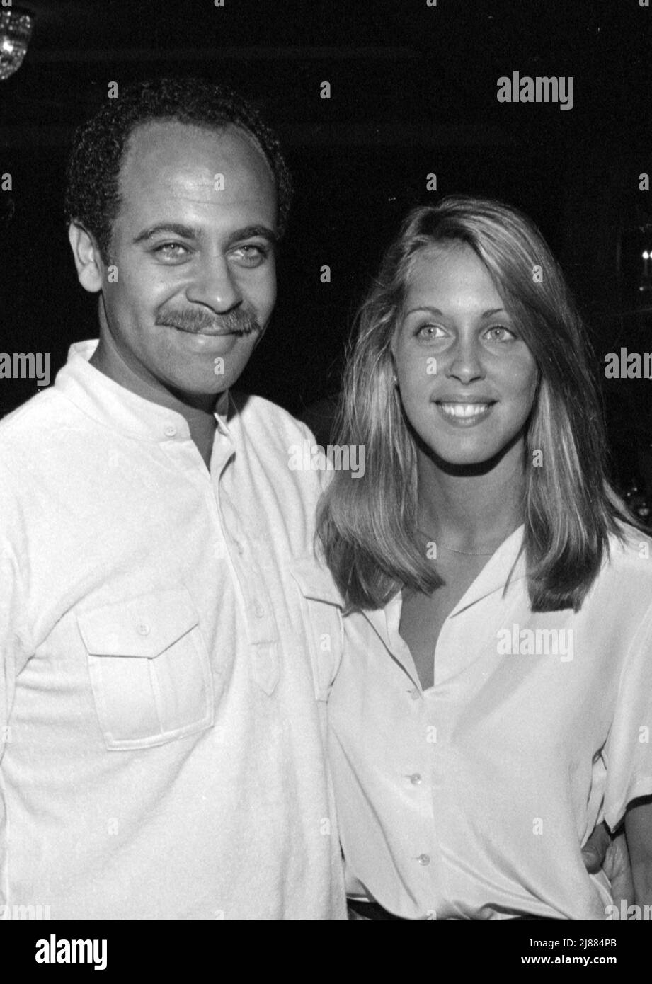 Director Michael Schultz and Sandy Farina at the press conference ...