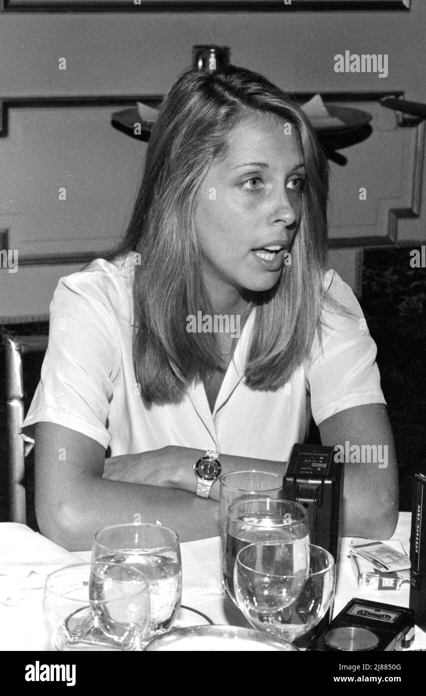 Sandy Farina at the press conference before the premiere of Sgt. Pepper ...