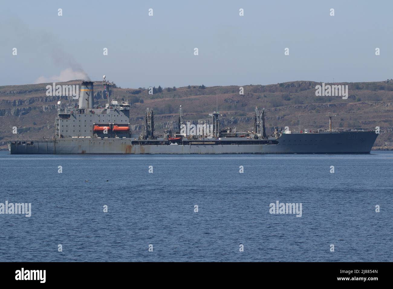 Military sealift command supply ship usns patuxent t ao 201 hi-res ...