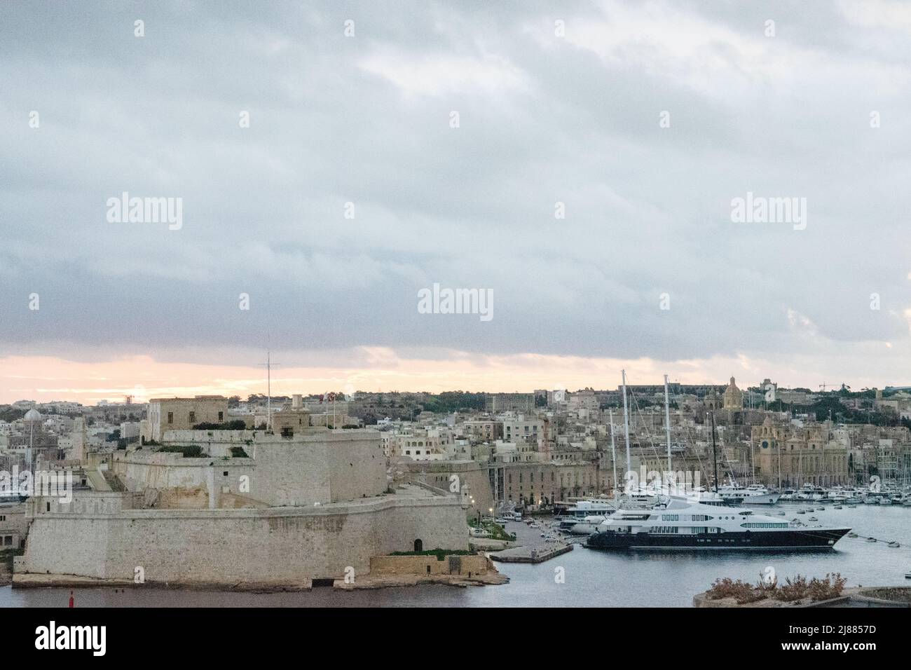 Fort St. Angelo is a bastioned fort in Birgu, Malta, located at the ...