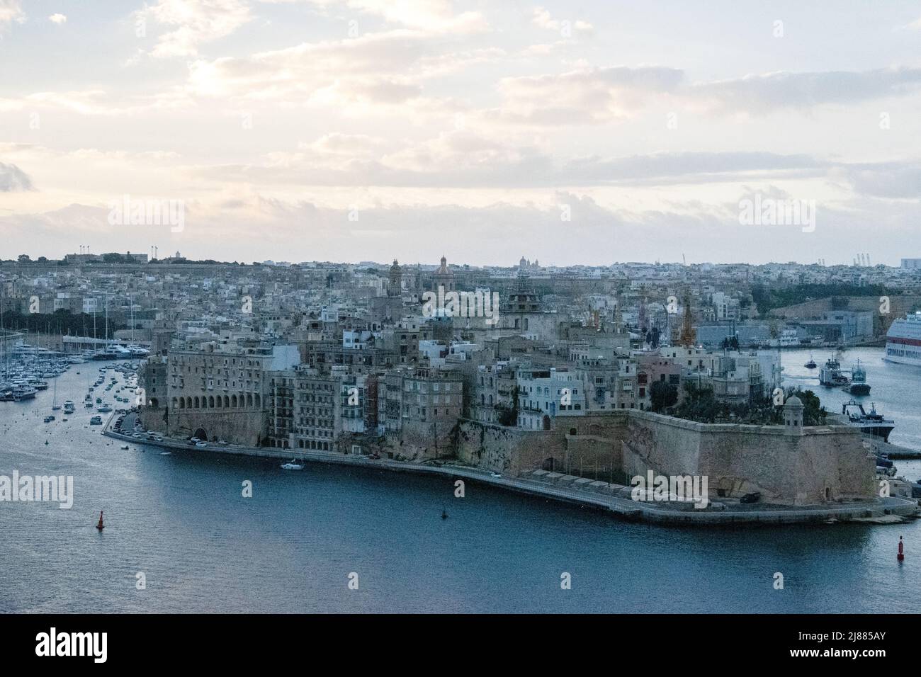 The fortified city of Senglea, Malta Stock Photo - Alamy