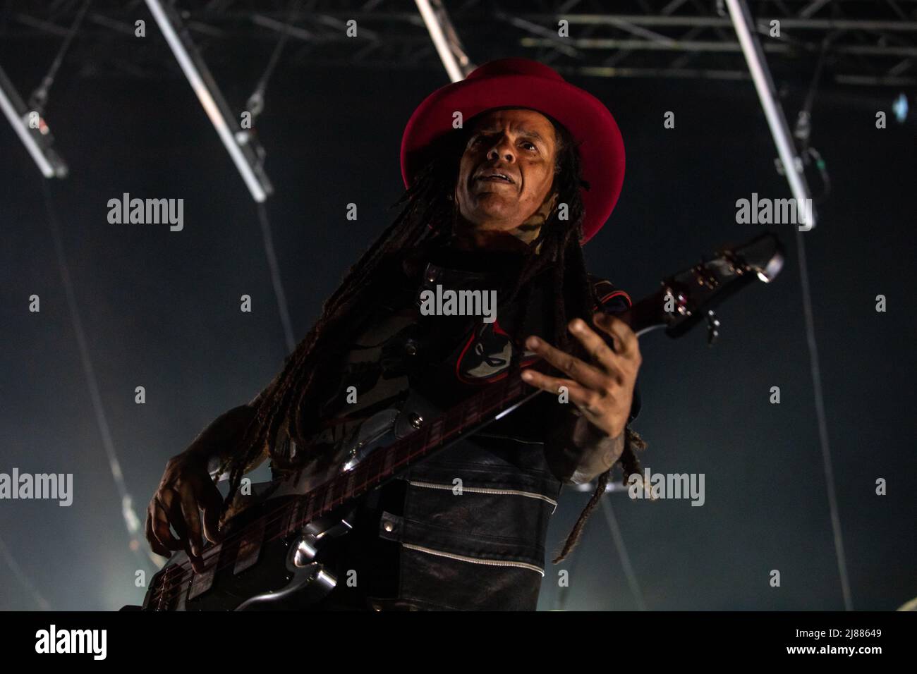 May. 13th 2022. Zagreb, Croatia - Mark Richardson drummer from the band ...