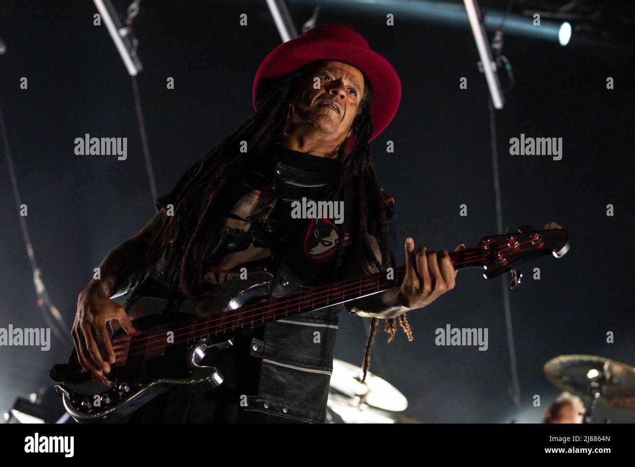 May. 13th 2022. Zagreb, Croatia - Mark Richardson drummer from the band ...