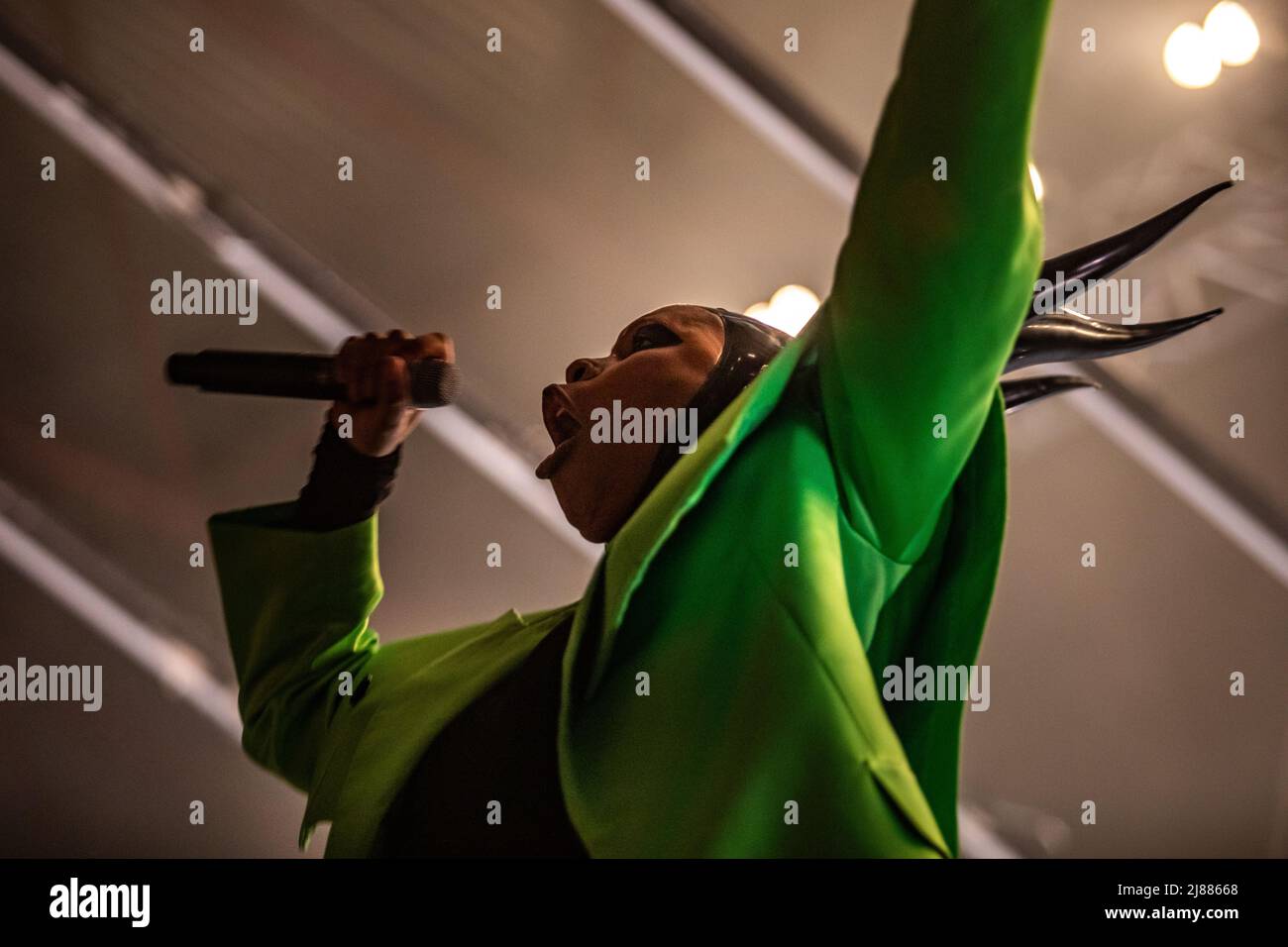 May. 13th 2022. Zagreb, Croatia -The famous British singer Skin with ...