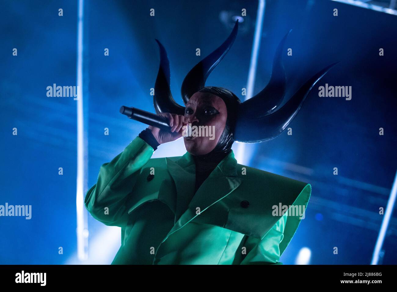 May. 13th 2022. Zagreb, Croatia -The famous British singer Skin with ...