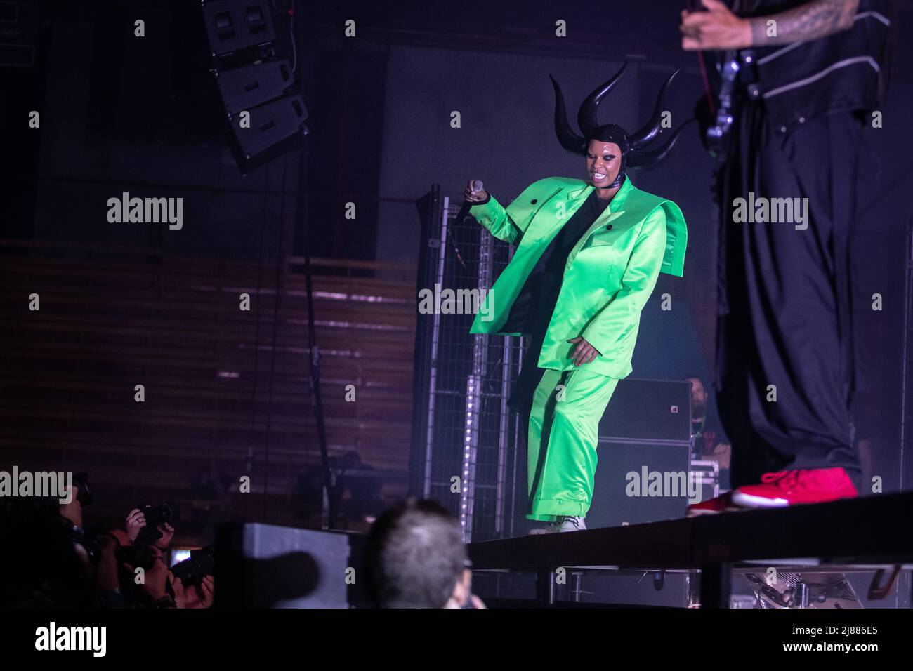 May. 13th 2022. Zagreb, Croatia -The famous British singer Skin with ...