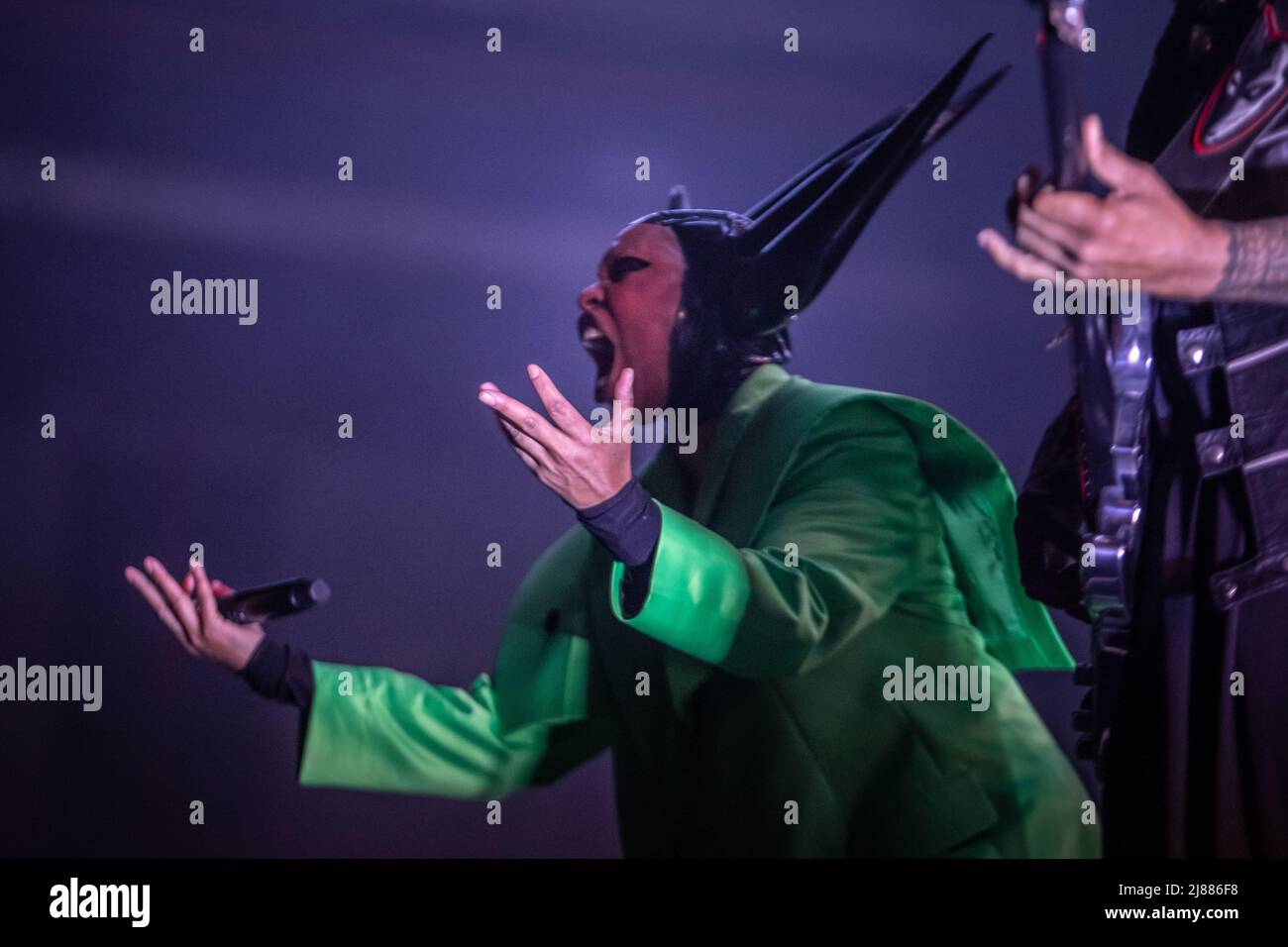 May. 13th 2022. Zagreb, Croatia -The famous British singer Skin with ...