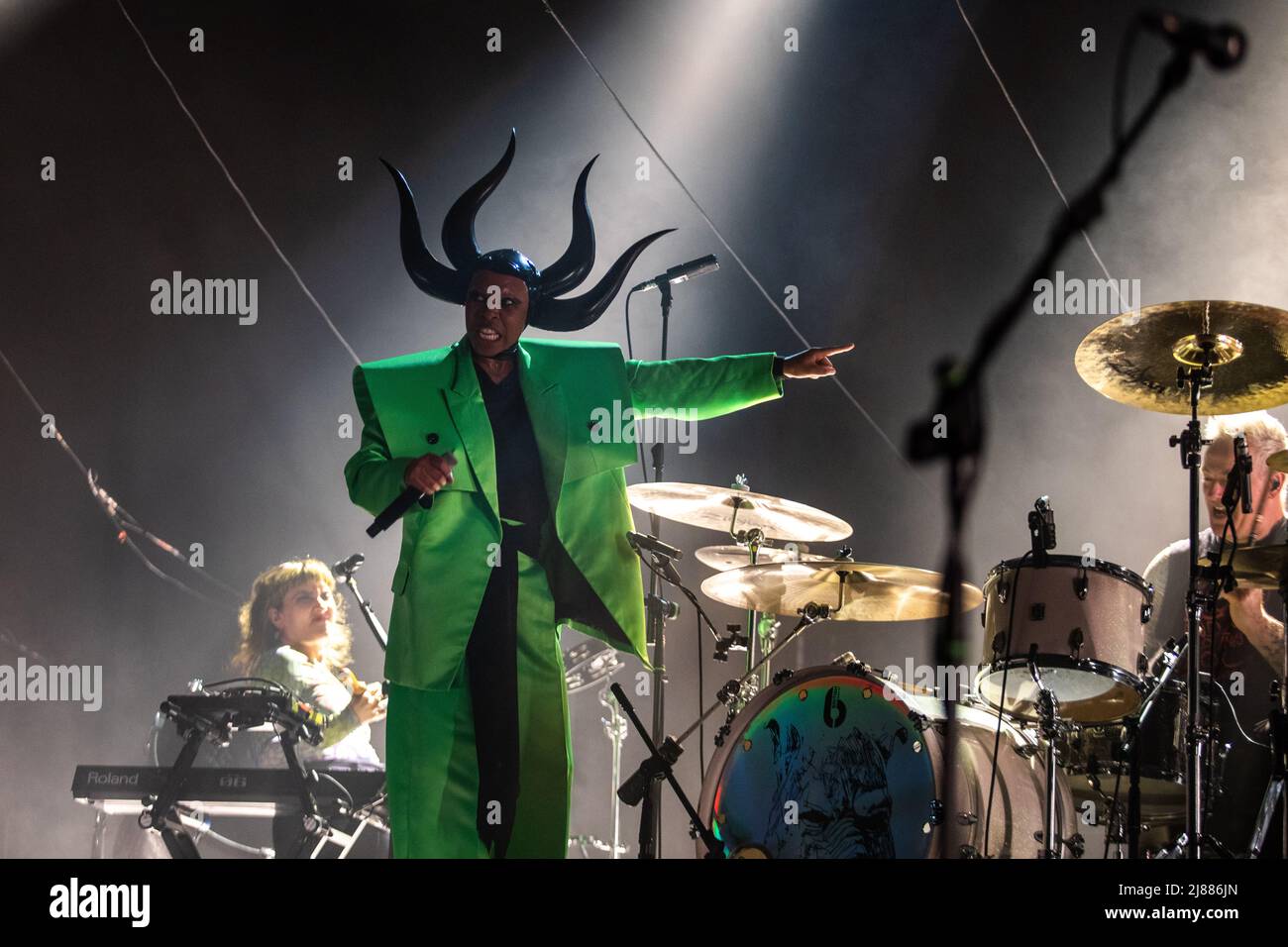 May. 13th 2022. Zagreb, Croatia -The famous British singer Skin with ...