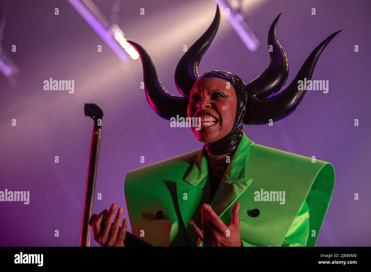 May. 13th 2022. Zagreb, Croatia -The famous British singer Skin with ...