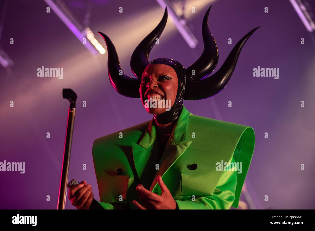 May. 13th 2022. Zagreb, Croatia -The famous British singer Skin with ...