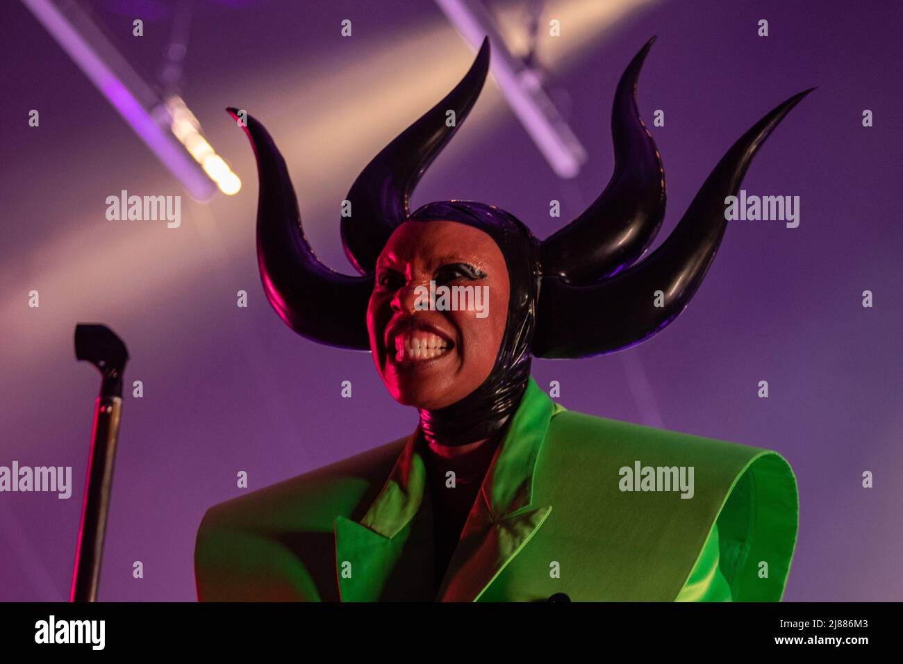 May. 13th 2022. Zagreb, Croatia -The famous British singer Skin with ...