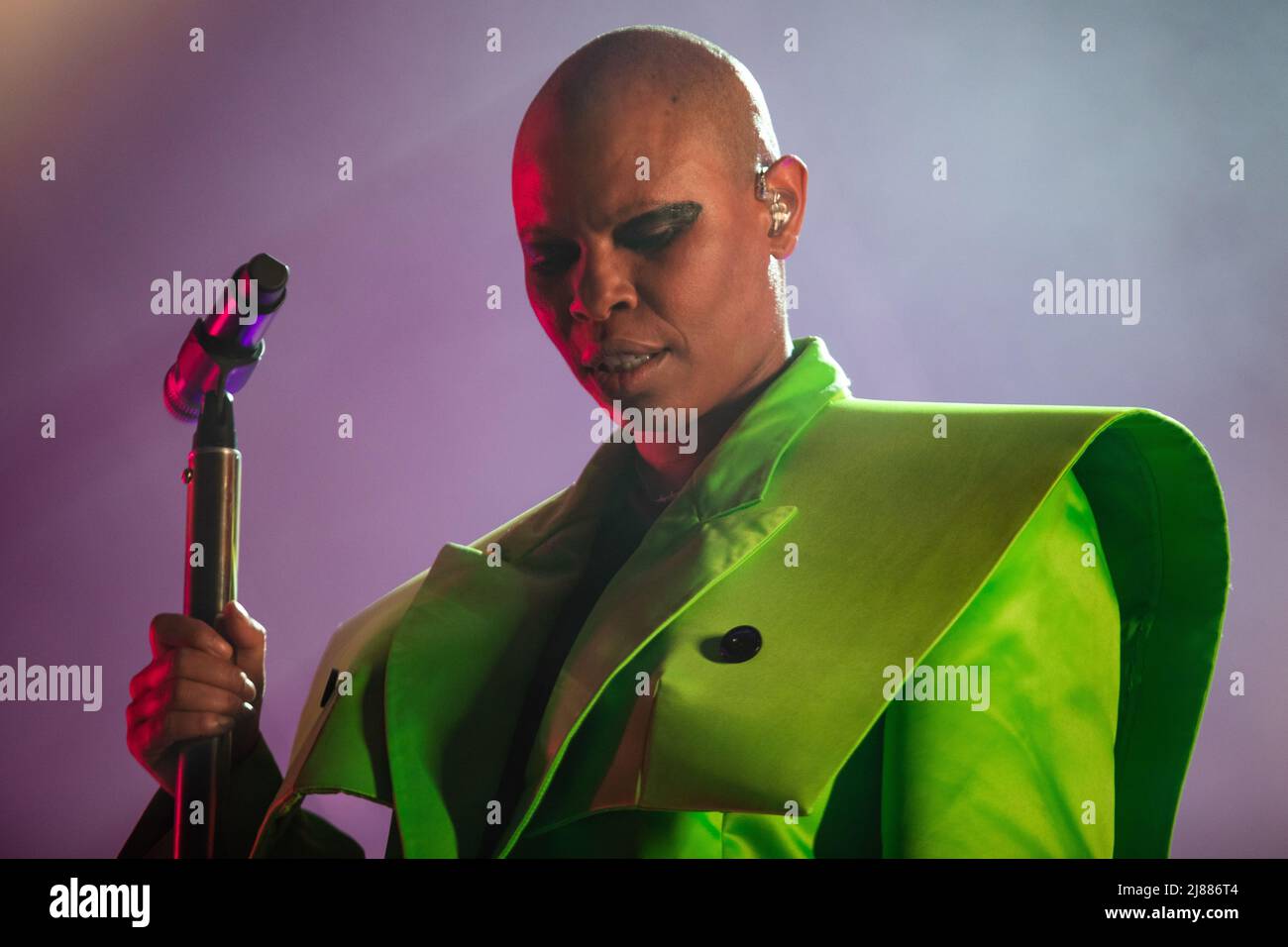 May. 13th 2022. Zagreb, Croatia -The famous British singer Skin with ...