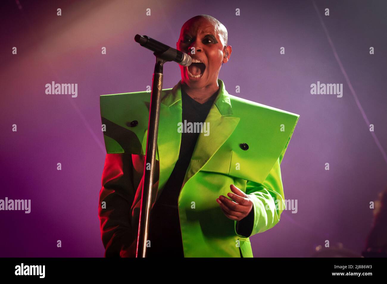 May. 13th 2022. Zagreb, Croatia -The famous British singer Skin with ...