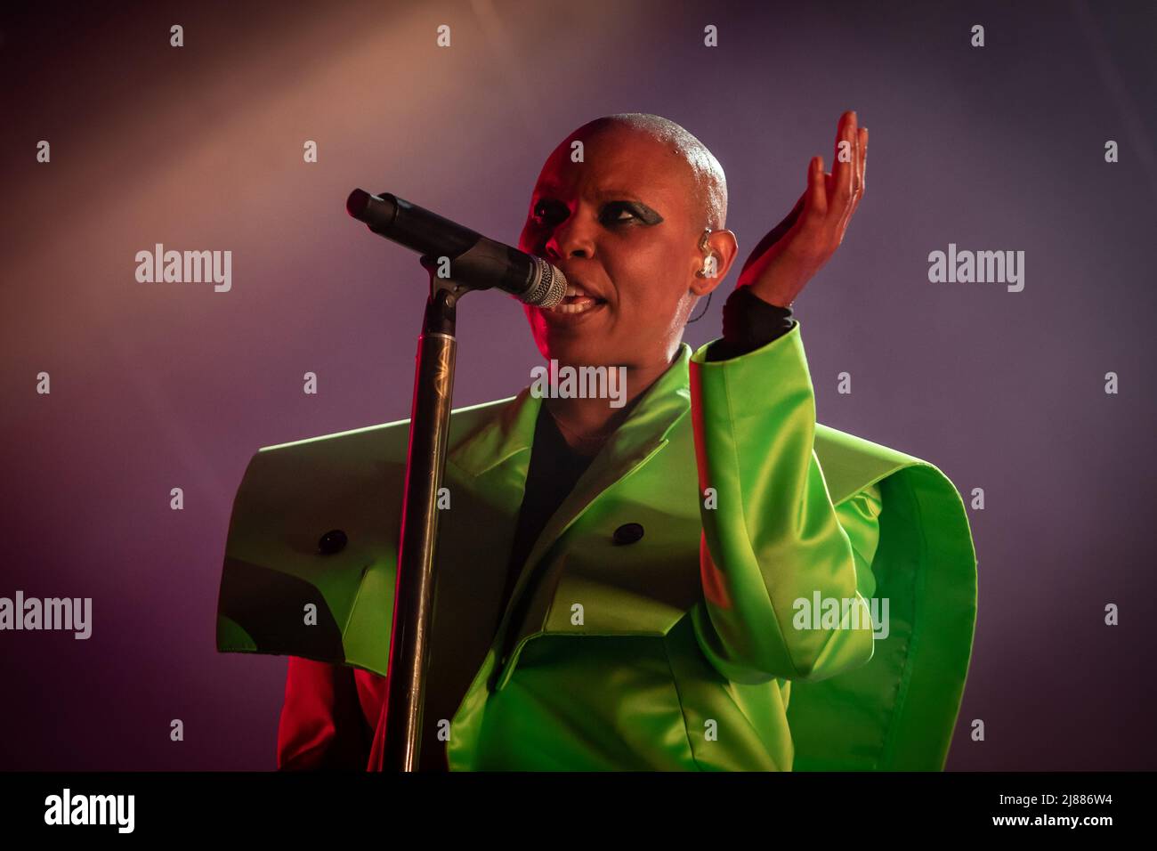 May. 13th 2022. Zagreb, Croatia -The famous British singer Skin with ...