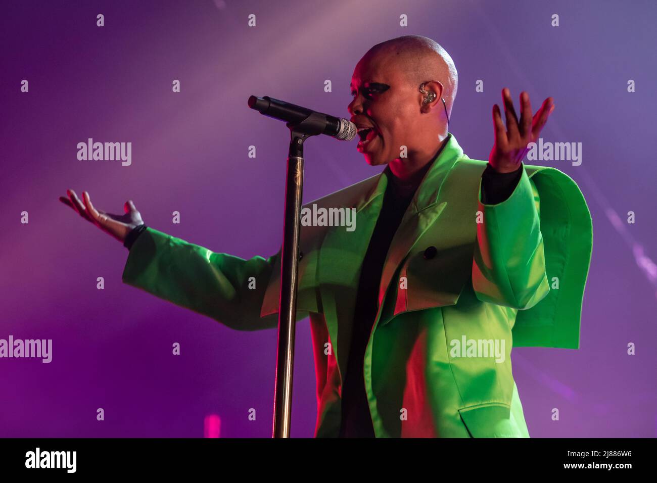 May. 13th 2022. Zagreb, Croatia -The famous British singer Skin with ...