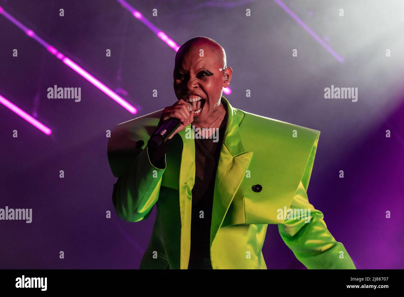 May. 13th 2022. Zagreb, Croatia -The famous British singer Skin with ...