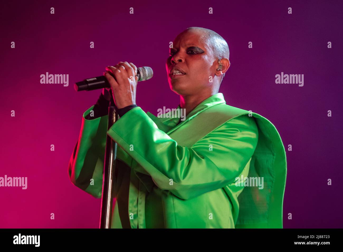 May. 13th 2022. Zagreb, Croatia -The famous British singer Skin with ...