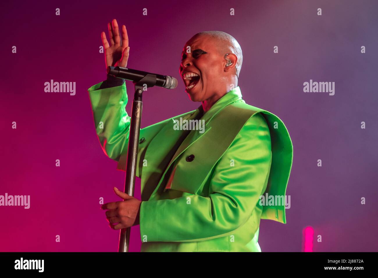 May. 13th 2022. Zagreb, Croatia -The famous British singer Skin with ...