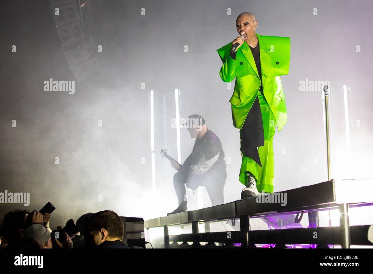 May. 13th 2022. Zagreb, Croatia -The famous British singer Skin with ...