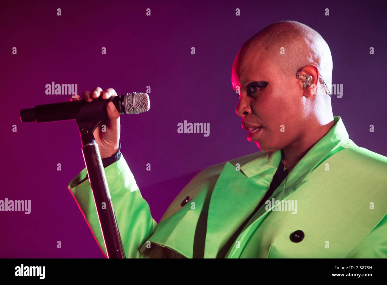 May. 13th 2022. Zagreb, Croatia -The famous British singer Skin with ...