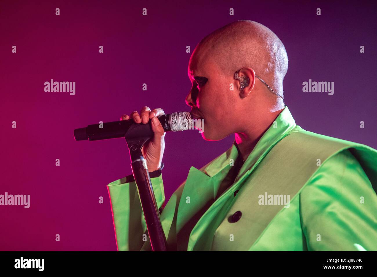 May. 13th 2022. Zagreb, Croatia -The famous British singer Skin with ...