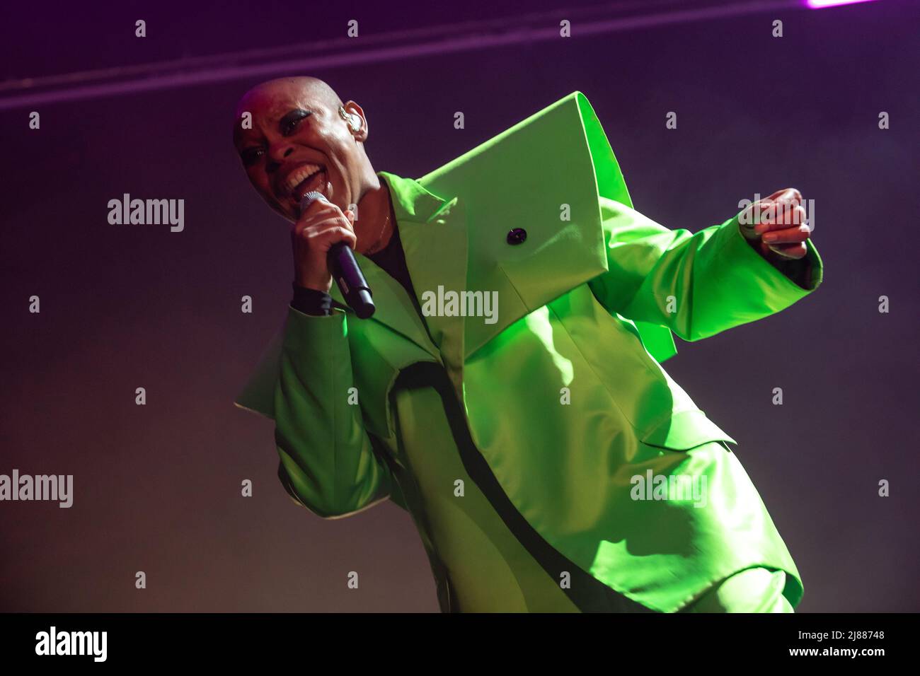 May. 13th 2022. Zagreb, Croatia -The famous British singer Skin with ...