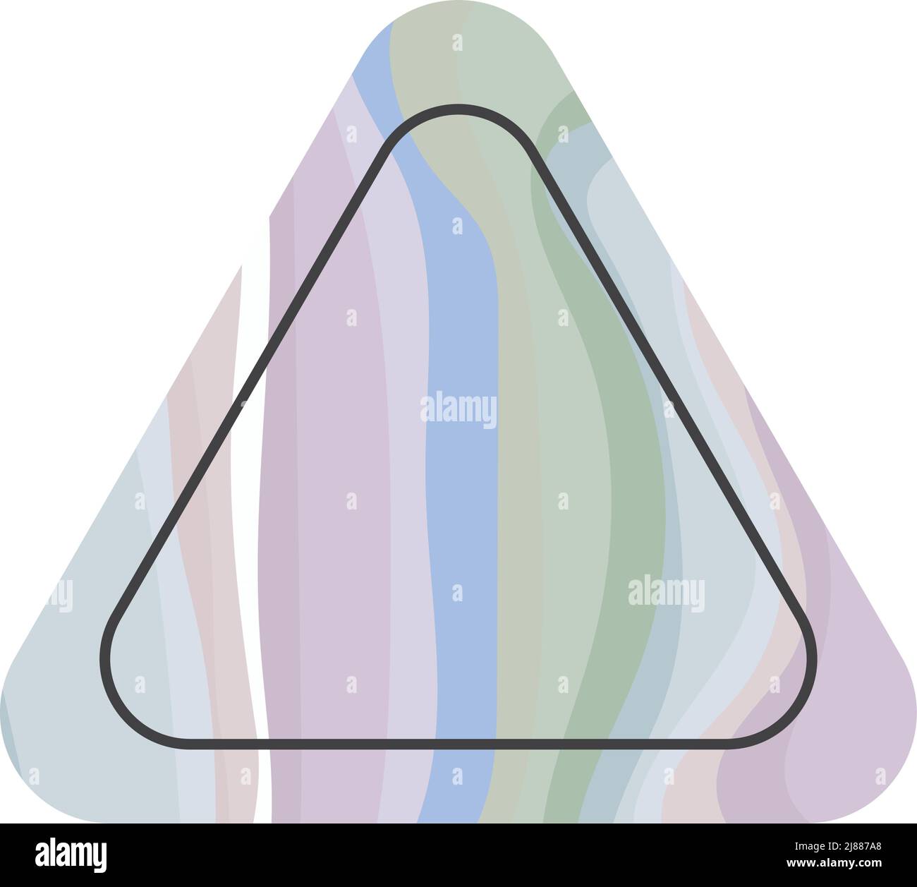 holographic triangle icon Stock Vector Image & Art - Alamy