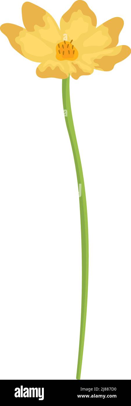 yellow flower icon Stock Vector Image & Art - Alamy