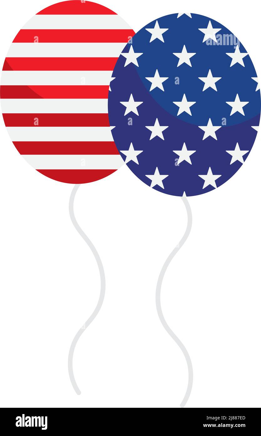 usa balloons icon Stock Vector Image & Art - Alamy