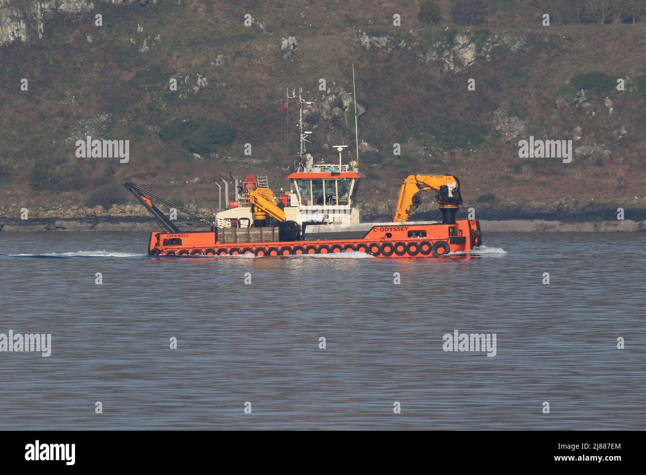 MV C-Odyssey, a MultiworkerTwenty6 operated by maritime specialists ...