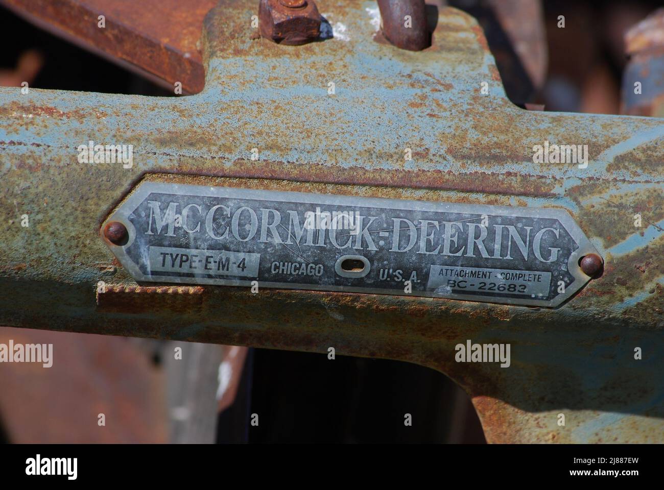 Old Farm Machines at the Historic Farm and Homestead at Olmstead Place ...