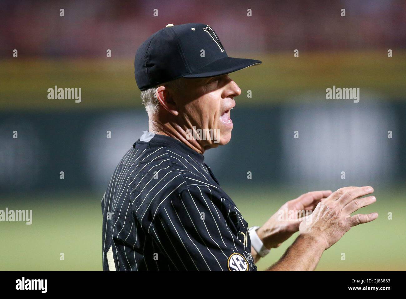 Arkansas, USA. 13th May, 2022. May 13, 2022: Vanderbilt Head Coach Tim ...
