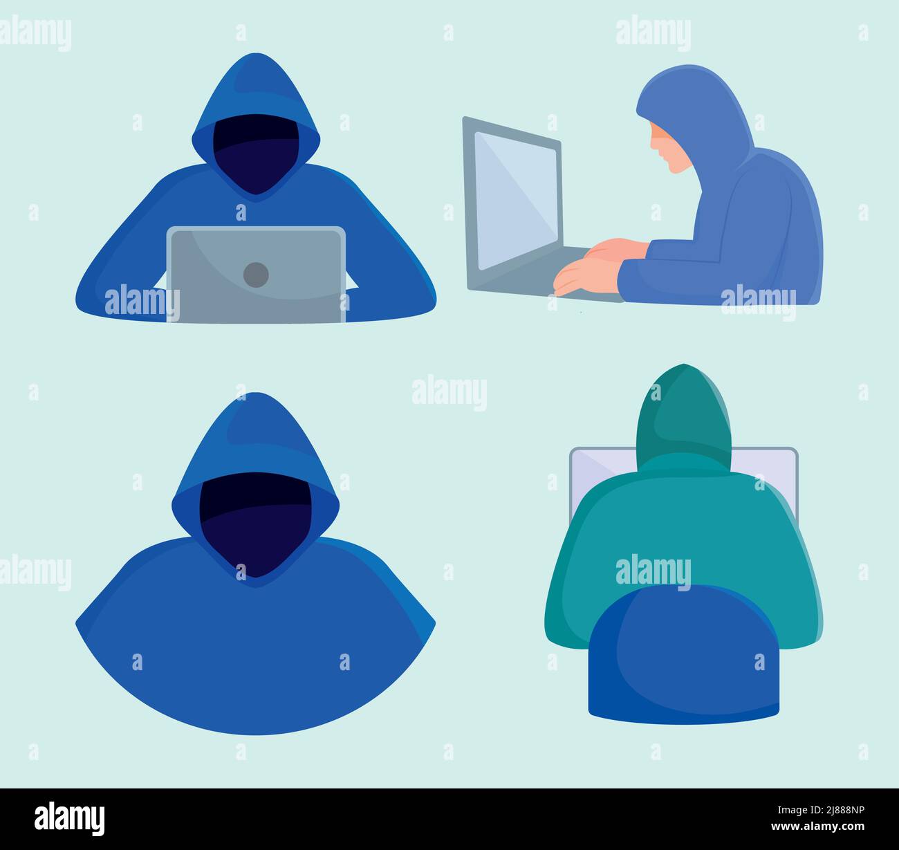 hacker and computers Stock Vector Image & Art - Alamy