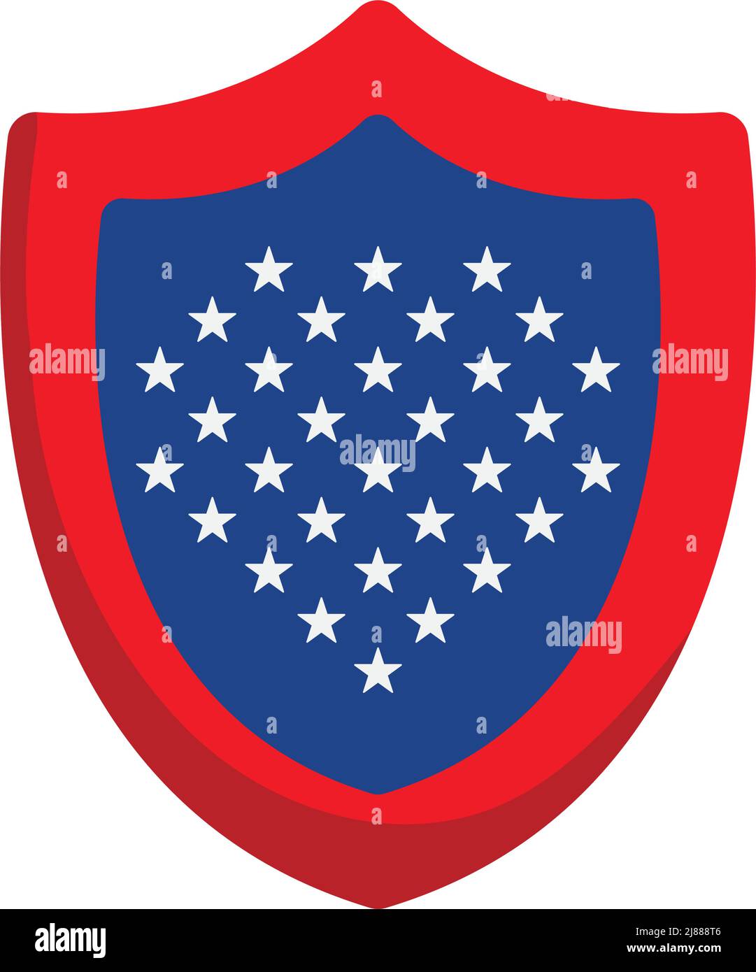 shield with stars Stock Vector Image & Art - Alamy