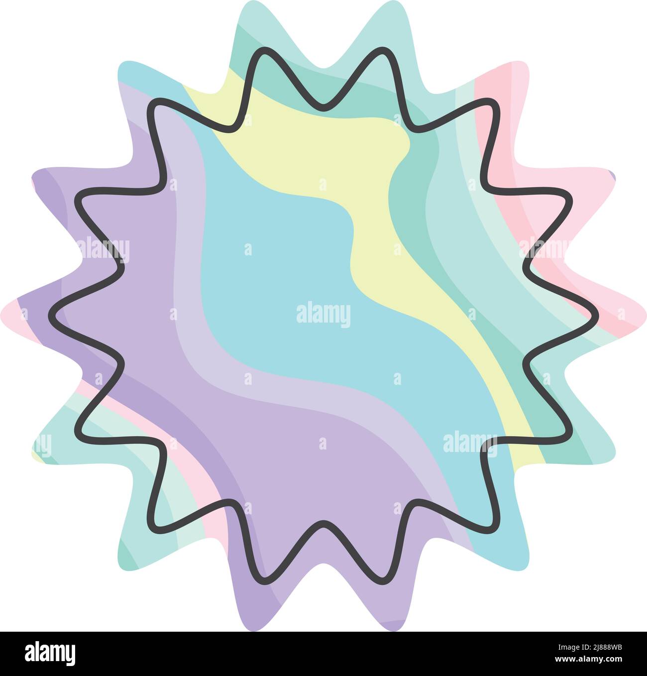 Star shape in holographic Stock Vector Images - Alamy
