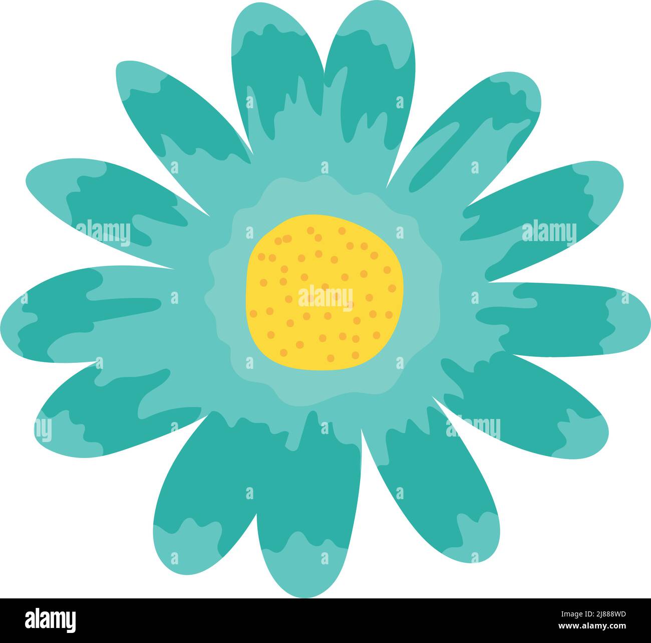 blue flower icon Stock Vector Image & Art - Alamy