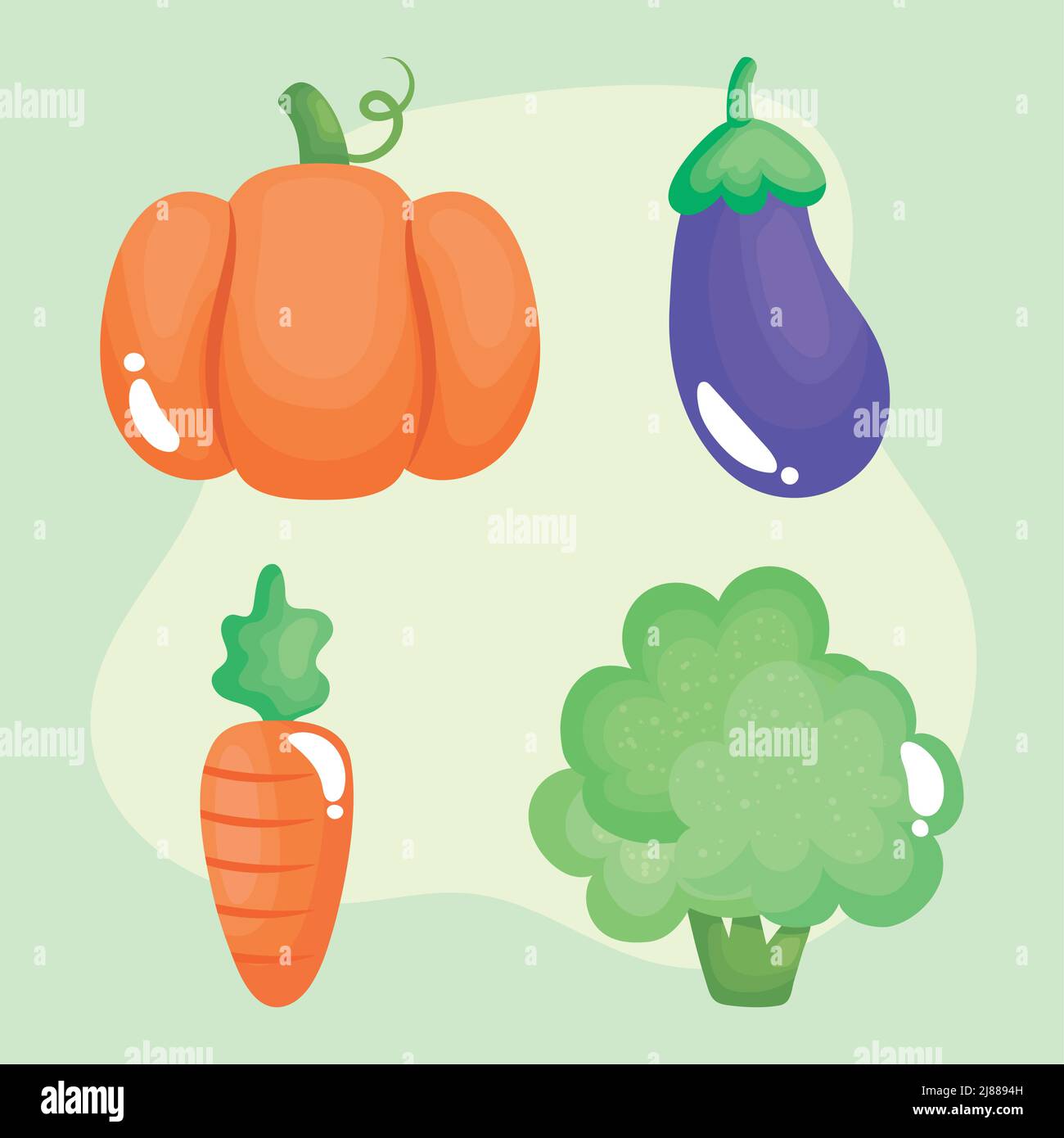 vegetables icon set Stock Vector Image & Art - Alamy