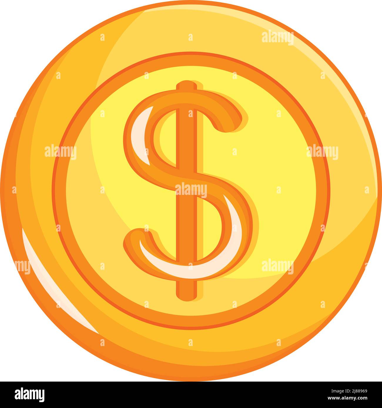 money coin icon Stock Vector Image & Art - Alamy