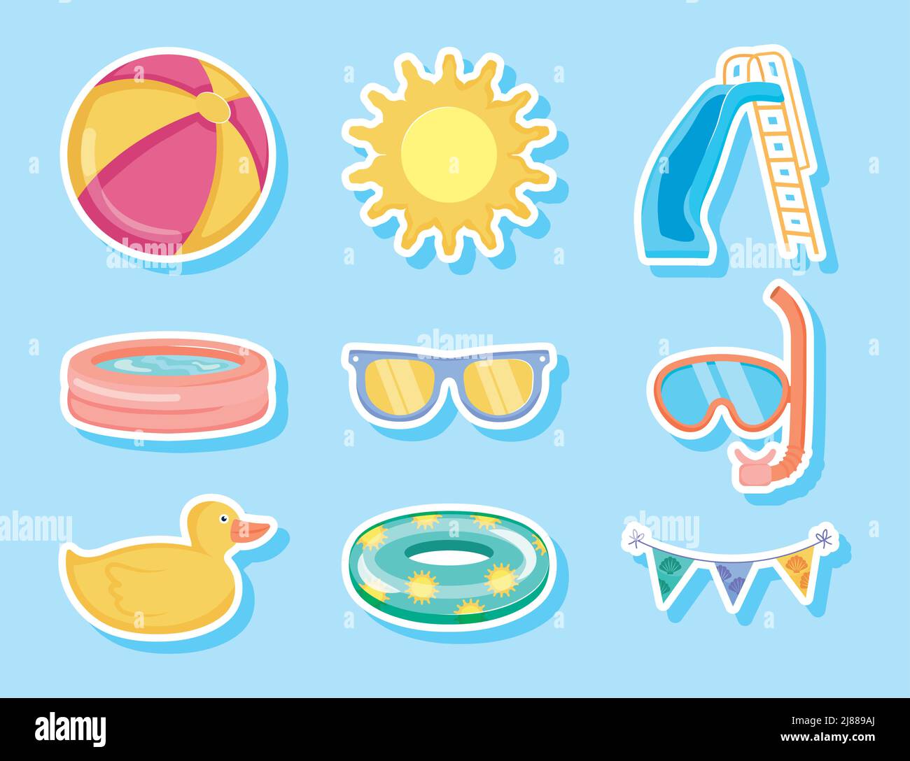 pool icon collection Stock Vector Image & Art - Alamy
