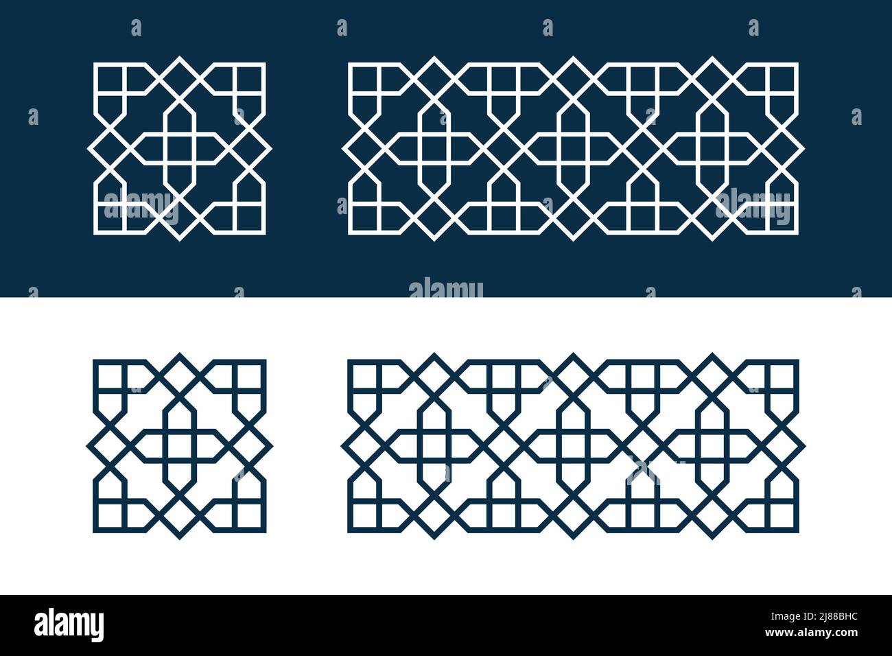Islamic traditional pattern for decor Ramadan card Stock Vector Image ...