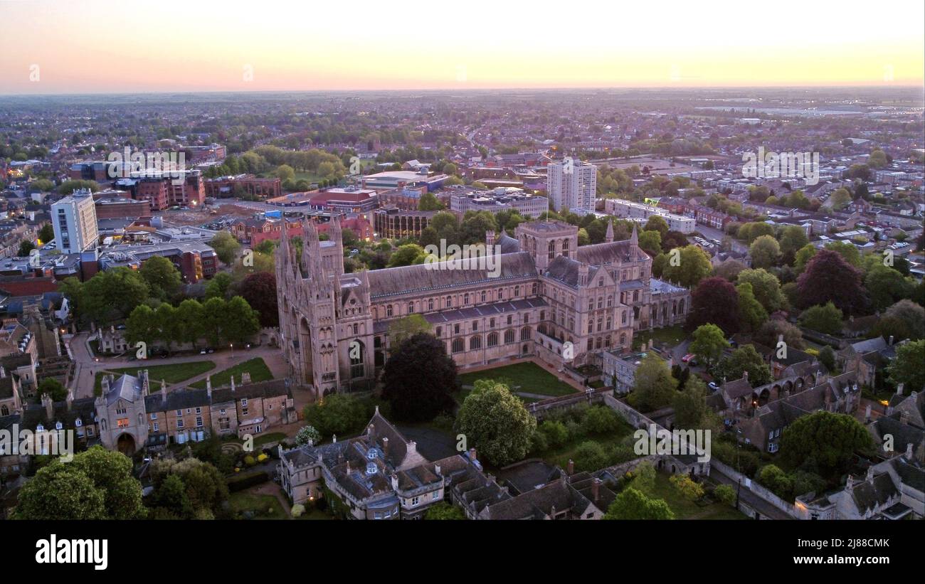 Sunrise peterborough cathedral hi-res stock photography and images - Alamy