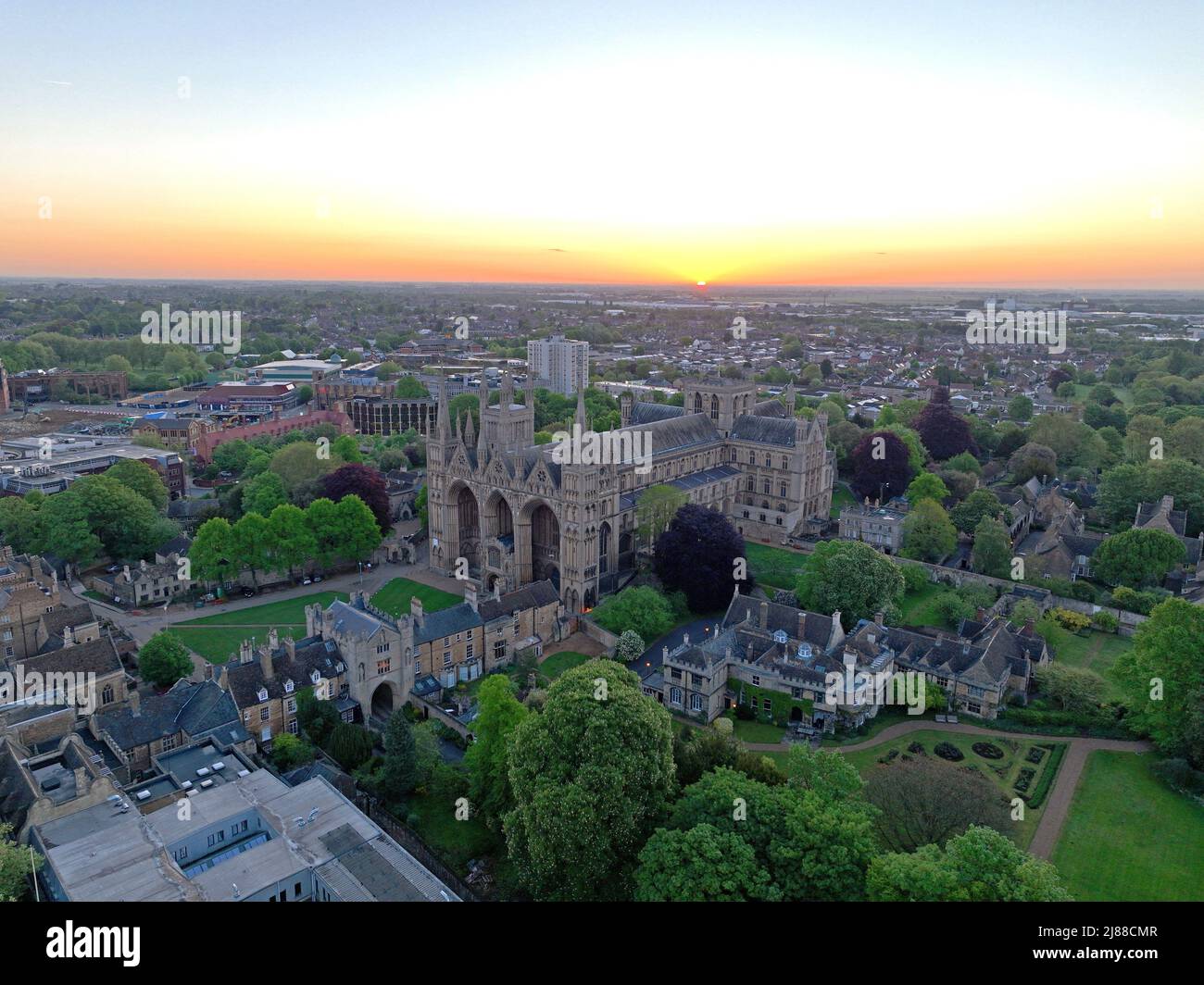 Sunrise peterborough cathedral hi-res stock photography and images - Alamy