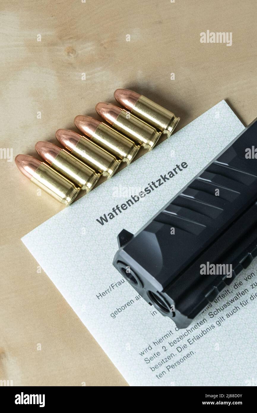 Weapons possession card hi-res stock photography and images - Alamy