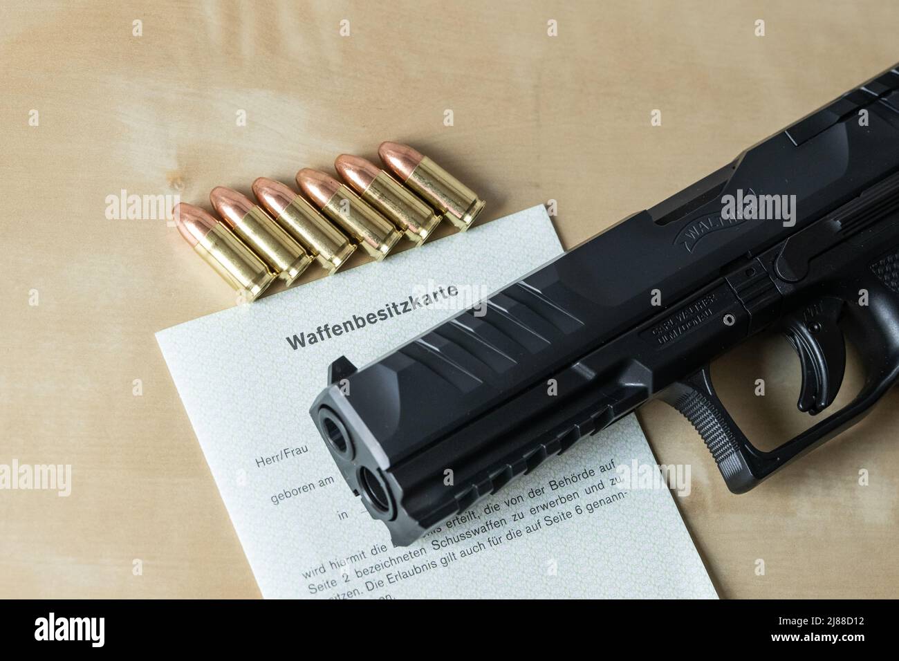 Weapons possession card hi-res stock photography and images - Alamy
