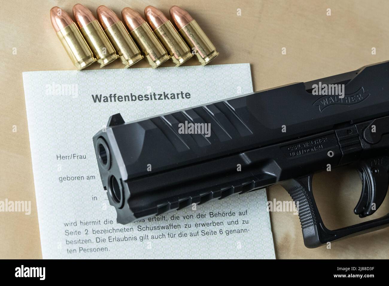 Weapons possession card hi-res stock photography and images - Alamy